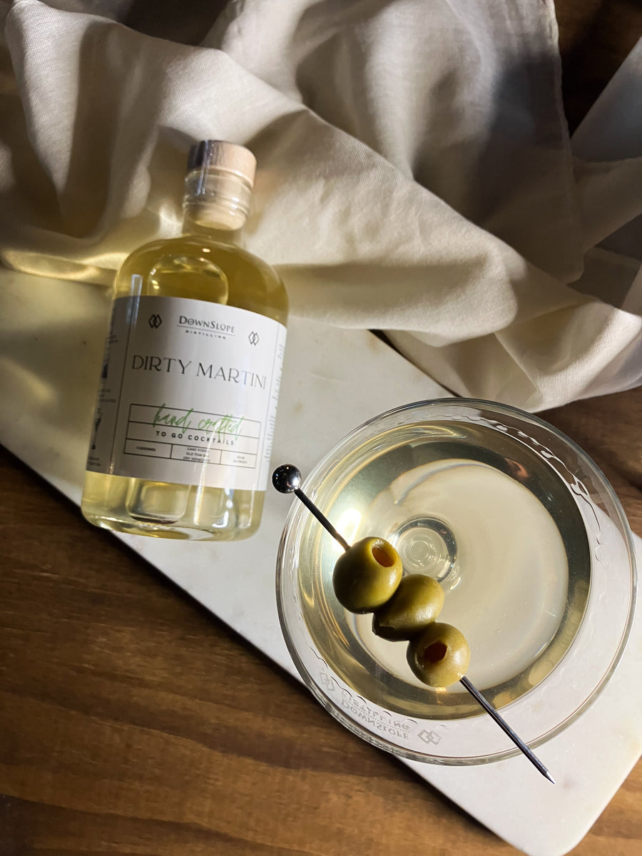 Dirty Martini To-Go Cocktail – Downslope Distilling